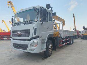 China 6X4 Drive 10t 12t Five Section Arm Truck with Hydraulic Lifting Crane for sale