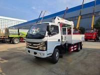 China Factory Price for Sale 4X2 Drive 3.2 ton 4 ton Truck Mounted Crane Transport Vehicle for sale