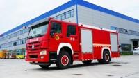 China Sinotruk 10t 4X2 Foam Fire Truck Dry Powder Fire Truck Fire Truck Manufacturer Global Sales for sale