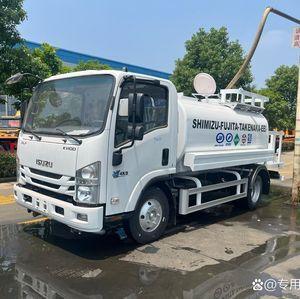 China Isuzu 5 Cubic Meters Sprinkler Truck of Stainless steel Water Tank for sale