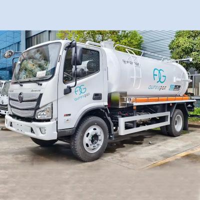 China Foton 8m³ Sewage & Septic Suction Truck for sale