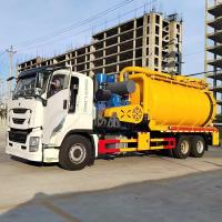 China Isuzu Gagi 18000L Vacuum Sewage Truck, 6X4 Drive, 380HP, Euro VI Emission Standard for sale