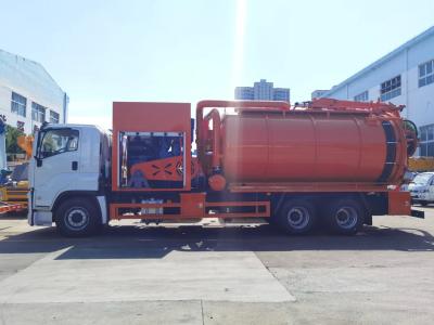 China Isuzu 15 Cubic Meter Vacuum Suction Truck, Pipeline Flushing Truck, Sludge Pumping Truck, Factory Price for Sale for sale