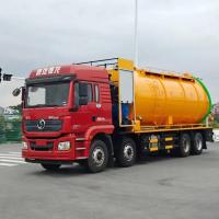 China Heavy 8X4 Drive Sewage Suction Truck 30 Cubic Meter Sewage Suction Truck Price for sale
