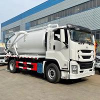China Isuzu 15000 liters Sewage Vacuum Truck for sale