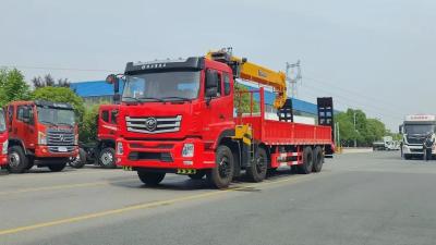 China The Best Price 8X4 Drive 10t 12t Five Section Arm Truck with Crane Truck with Crane for sale