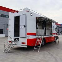 China Excellent DFAC 4X2 Mobile Kitchen Food Truck with Stainless Steel Kitchenware for Serving 200 Person′ S Food Supply for sale