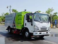 China Isuzu 4X2 Heavy-Duty Road Sweeper Truck for Efficient Cleaning High Strength Isuzu 4X2 Street Sweeper Truck for Urban Maintenance for sale