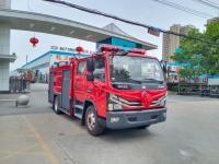 China Dongfeng 6t Payload Water Tank Fire Truck with Manual Transmission and 6000L Water Capacity for sale