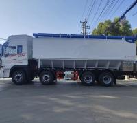 China 40 Cubic Meter Bulk Feed Transport Vehicle with Hydraulic Drive and Euro 3 Emission Standard for sale