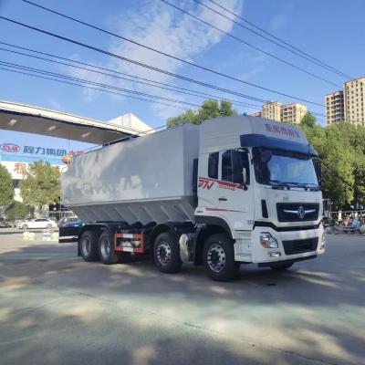 China 40 Cubic Meter Bulk Feed Transport Vehicle with Hydraulic Drive and Euro 3 Emission Standard for sale