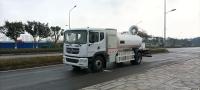 China Dongfeng 4X2 10 Cubic Meter Pure Electric Sprinkler Truck with 360 Km Mileage and 100M Spray Range for Urban Dust Reduction for sale