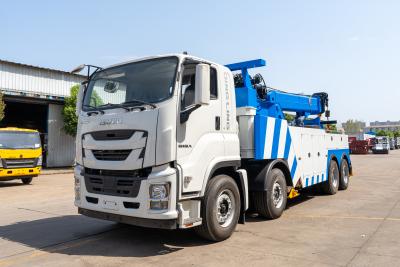 China ISUZU 8x4 Drive 30 Ton Heavy Duty Wrecker Tow Truck with 380HP Engine for sale