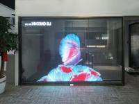 China P8 DC12V Ultra Thin High Transmittance Transparent LED Screen for Indoor Large Display for sale