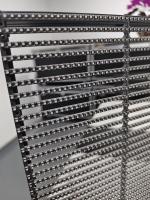 China High Definition LED Grille Screen IP65 Transparency LED Grille Display for sale