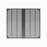 China High Definition LED Grille Screen IP65 Transparency LED Grille Display for sale
