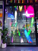 China Outdoor P3.9 Transparent LED Screen Video Wall Panel for High Clarity Digital Signage for sale