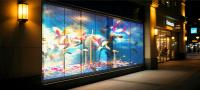 China Grille Full Color ICE LED Screen 1500CD P3.9 Electronic Advertising Display Screen for sale