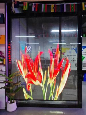 China Outdoor P3.9 Transparent LED Screen Video Wall Panel for High Clarity Digital Signage for sale