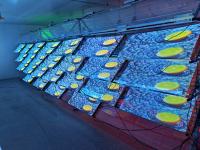 China HD P4 Indoor Ultra Thin LED Transparent Film Screen For LED Billboard Display for sale