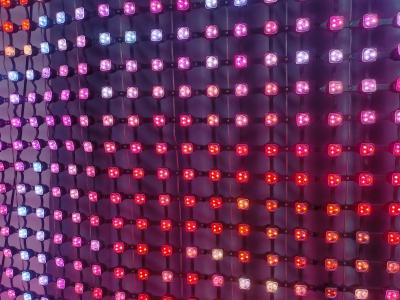 China P62.5 Outdoor Waterproof LED Mesh Curtain Screen 3840Hz Flicker Free RGB Video Wall Advertising Display for sale