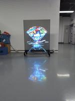 China Transparent Grille Screens P3.9 Exhibition Hall Glass Outdoor Building Window Led Display Screen for sale