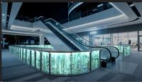 China P4 DC5V 3000cd High Brightness Transparent LED Display Screen Glass LED Screen for sale