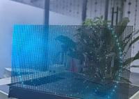 China P2.6 LED Grille Display High Brightness For Shopping Malls Glass Windows SDK Digital Poster for sale
