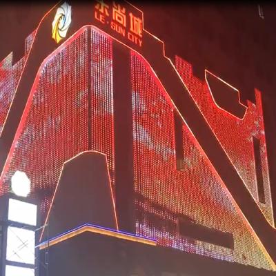 China P125 SMD3535 RGB LED Mesh Screen IP67 Outdoor 12V 48W for sale