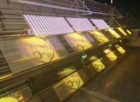China Indoor Transparent Glass LED Display , Full Color LED Glass Screen for sale