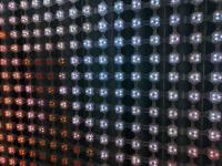 China High Brightness P125 DC12V Curtain Shop Window Glass Tv Led Panels Mesh Display Transparent Led Screen for sale