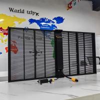 China High Definition Customizable LED Grille Screen for Indoor Outdoor Advertising Waterproof Energy Efficient PC Point Lights for sale