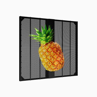 China P2.6 Lionled High Transparency Creative DC5V RGB High Brightness Nova Operating Outdoor Transparent Grille Advertising LED Screen for sale