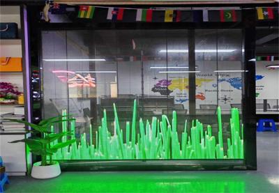 China 500*500mm P3.9 2000cd Brightness High Transparency LED Grille Panel for Indoor Advertising Screen for sale