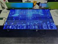 China Indoor P3.9 500*500mm 1800-2000cd See Through Full Color RGB Mesh Grille Large Indoor Transparent Glass LED Display Panel Screen for sale