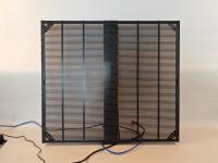 China Indoor P3.9 500*500mm 1800-2000cd See Through Full Color RGB Mesh Grille Large Indoor Transparent Glass LED Display Panel Screen for sale