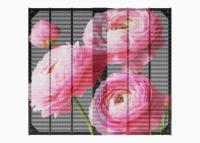China P2.6 1000*500mm Transparent Grille Display Screen 4500cd LED Advertising Video Wall for Shop Windows for sale