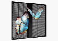 China High Brightness See Through P2.6 500*1000mm Grille Large Indoor LED Advertising Display 4500cd Panel Screen for sale