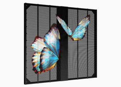China High Brightness See Through P2.6 500*1000mm Grille Large Indoor LED Advertising Display 4500cd Panel Screen for sale