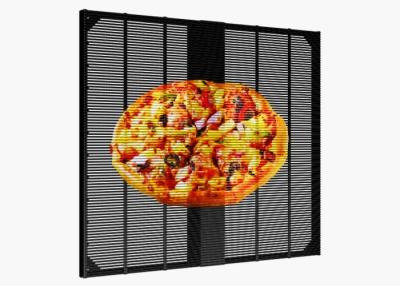 China Transparent Grille Display Screen P2.6 500*500mm 4500cd Indoor LED Video Wall for Advertising for sale
