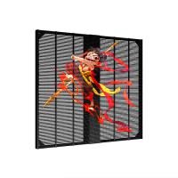 China Indoor P3.9/7.8  LED Screen Transparent Grille Video Advertising Media for Shopping Malls Retail Stores for sale