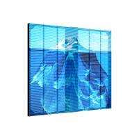 China Indoor P3.9/7.8  LED Screen Transparent Grille Video Advertising Media for Shopping Malls Retail Stores for sale