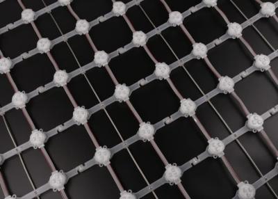China Outdoor IP67 Flexible Scrolling LED Mesh Display Transparent Grid Screen P125 for Media Facade Advertisement for sale