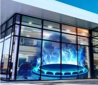 China Flexible LED Display with 92% Permeability 16bit Gray Scale and 160° Viewing Angle for Indoor Advertising for sale