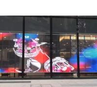 China Transparent LED Screen P6 for Office & Retail – Flexible Transparent Film Display Solution for sale
