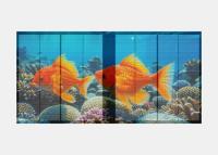China P2.6*6.25 1000*1000mm 6000cd Brightness High Transparency LED Grille Panel for Indoor Advertising Screen for sale