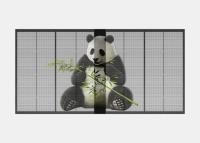 China Custom Full Color P2.6 LED Grille Screen Module Display 4500cd 1000*500mm Electronic Advertising Screen Glass Window for sale
