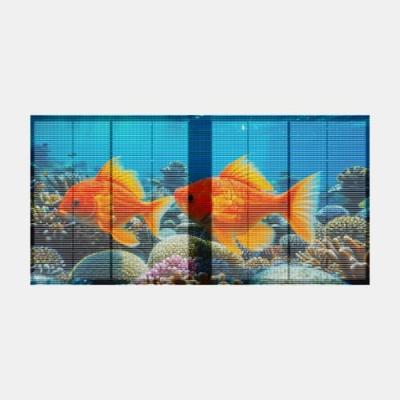 China High Definition Customizable LED Grille Screen for Indoor Outdoor Advertising Waterproof Energy Efficient PC Point Lights for sale