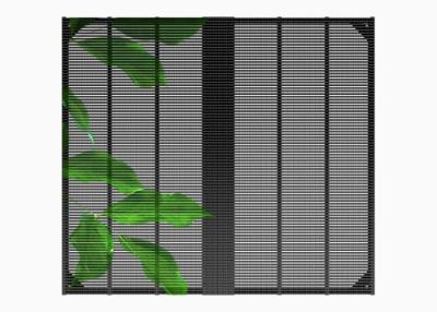 China P3.9 High Brightness See Through 1000*1000mm 2000cd Grille Large Panel Screen Indoor LED Advertising Display for sale