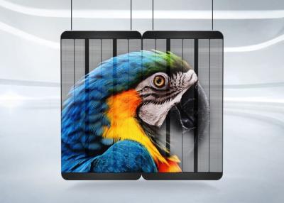 China P3.9 Indoor Transparent Led Grille Screen 500x500mm Transparent Led 2000cd for Shopping Malls for sale